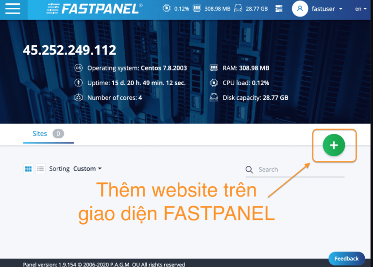 [2025] Fastpanel là gì? | Cài đặt & Sử dụng Fastpanel [A-Z]