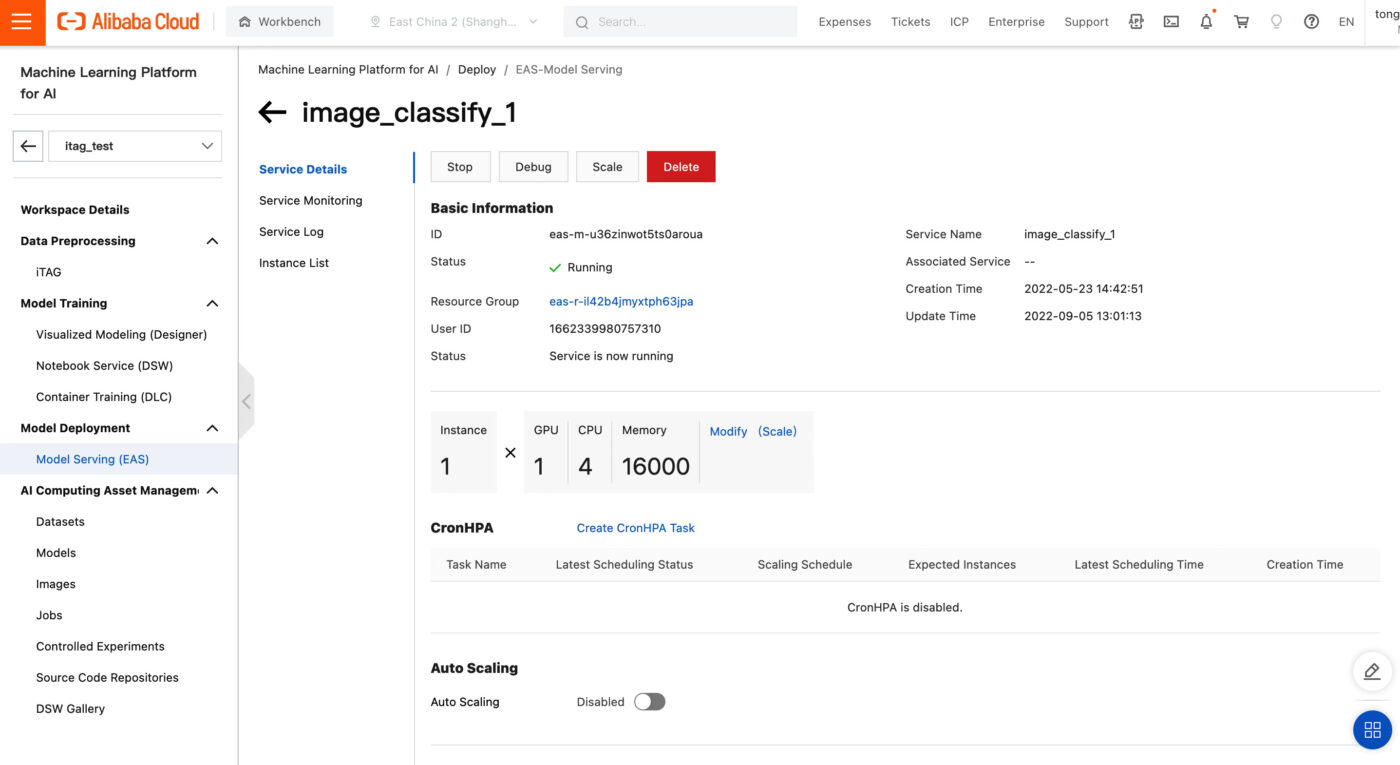 Dịch Vụ Alibaba Cloud Machine Learning Platform for AI