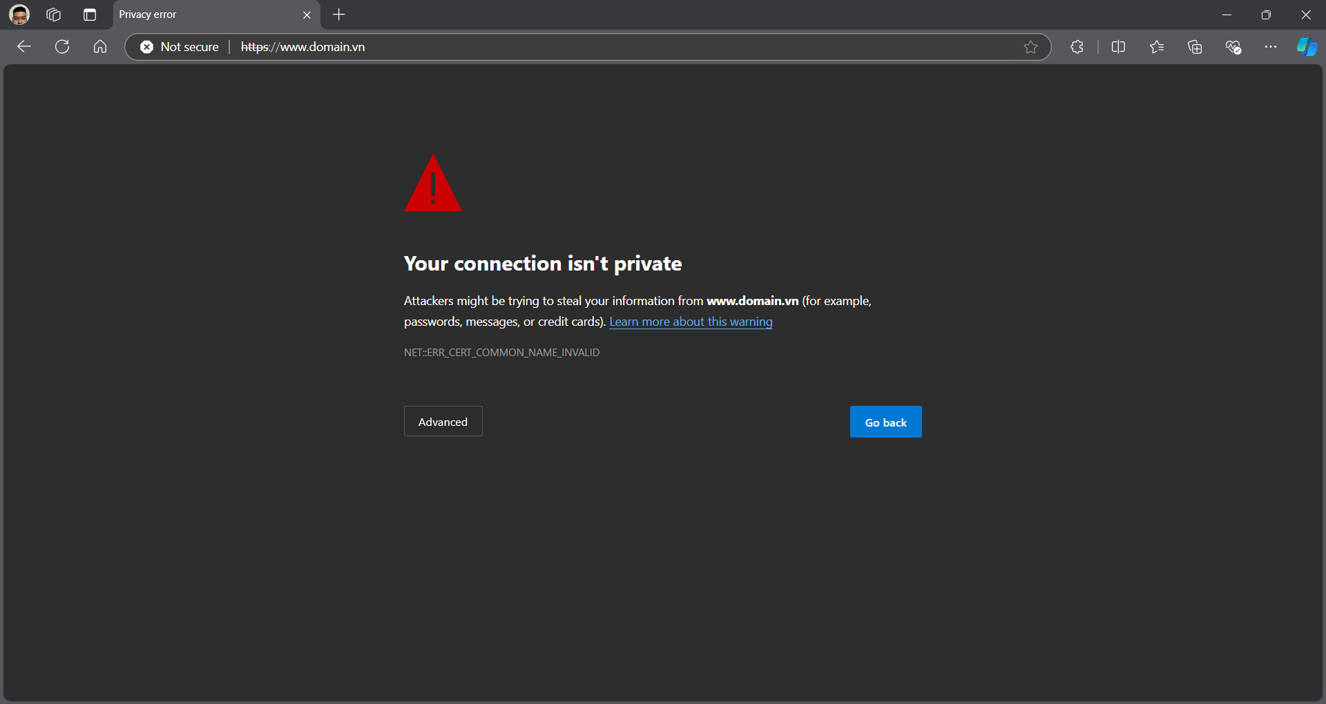 Your Connection is Not Private: Nguyên nhân và cách sửa lỗi