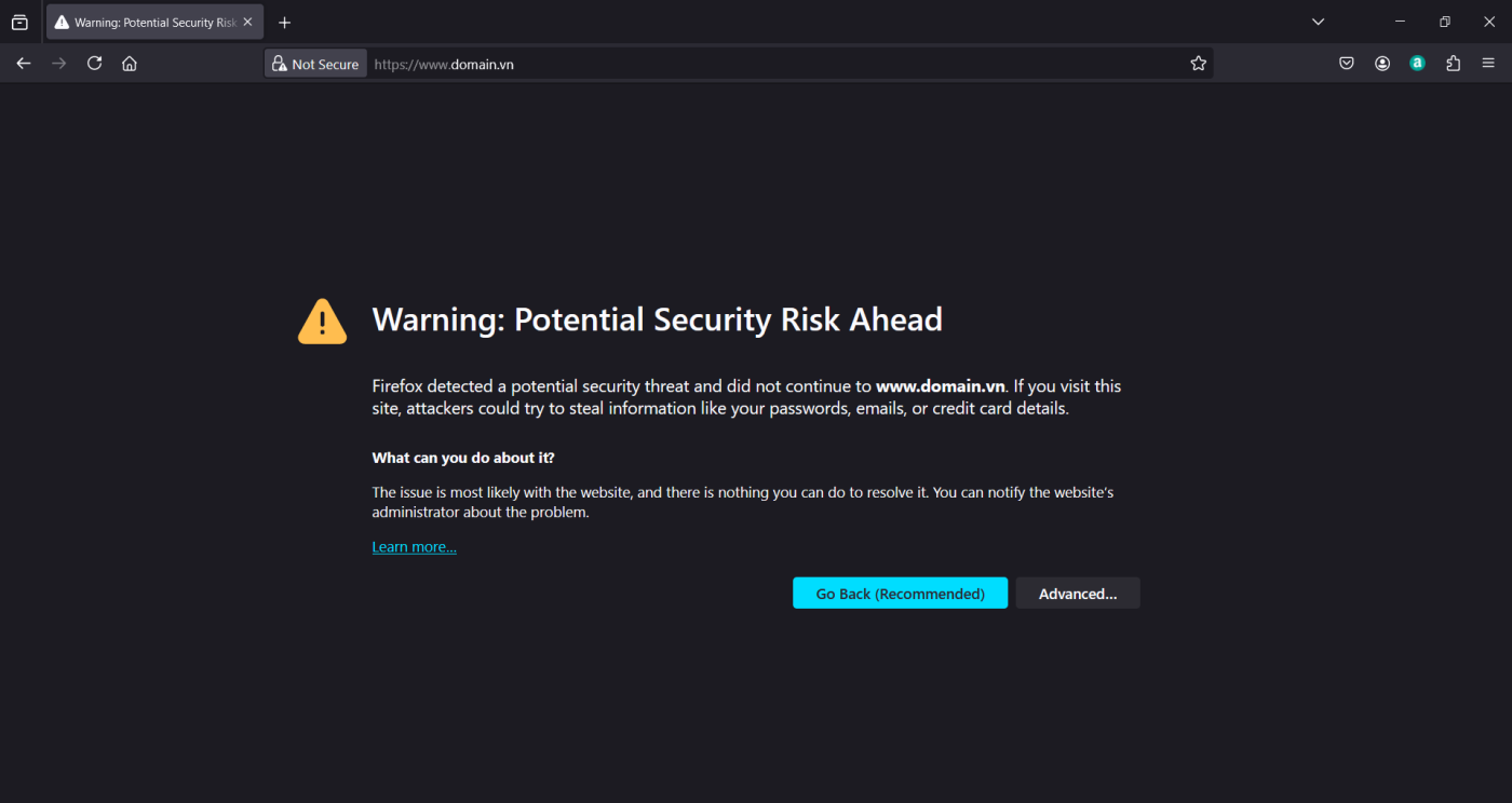 Your Connection is Not Private: Nguyên nhân và cách sửa lỗi