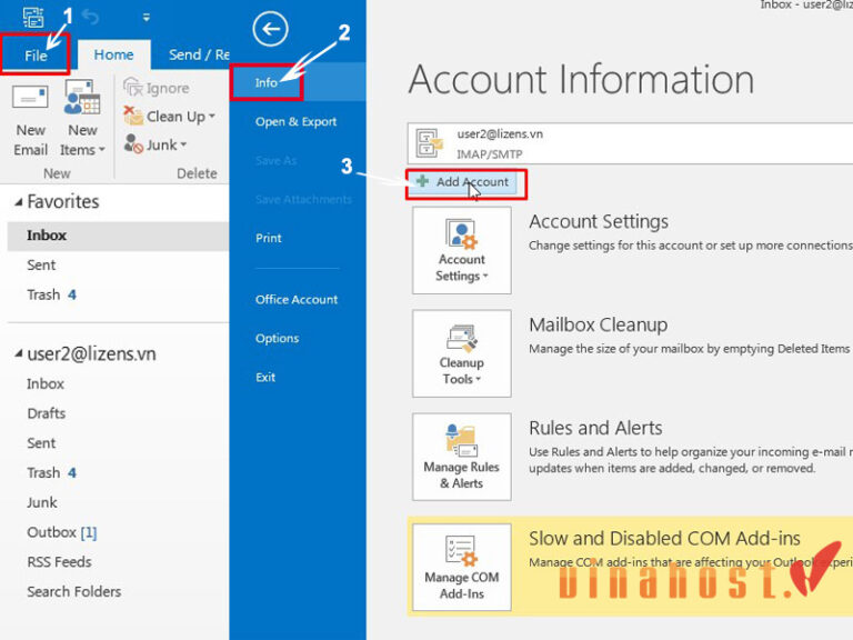 Hướng dẫn đăng nhập mail công ty vào Outlook và Gmail [2024]